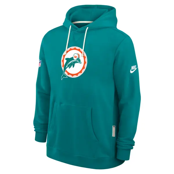 Nike Miami Dolphins Alt Offensive Set Play Sideline Nfl Pullover Hoodie - Green