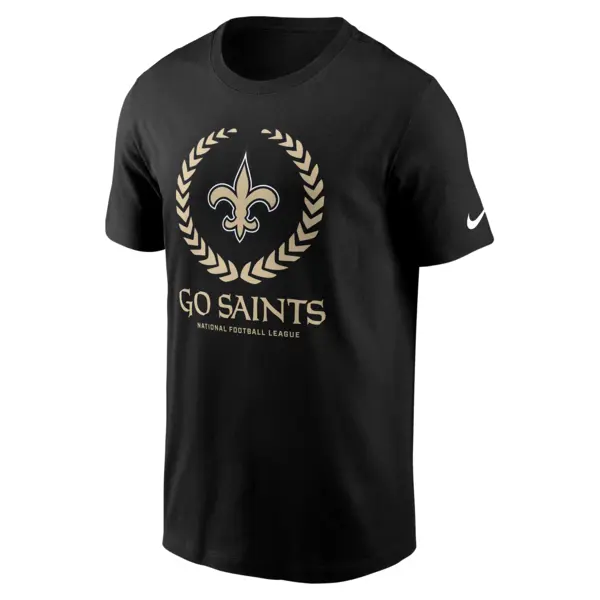 Nike New Orleans Saints Local Essential Nfl T-shirt - Black