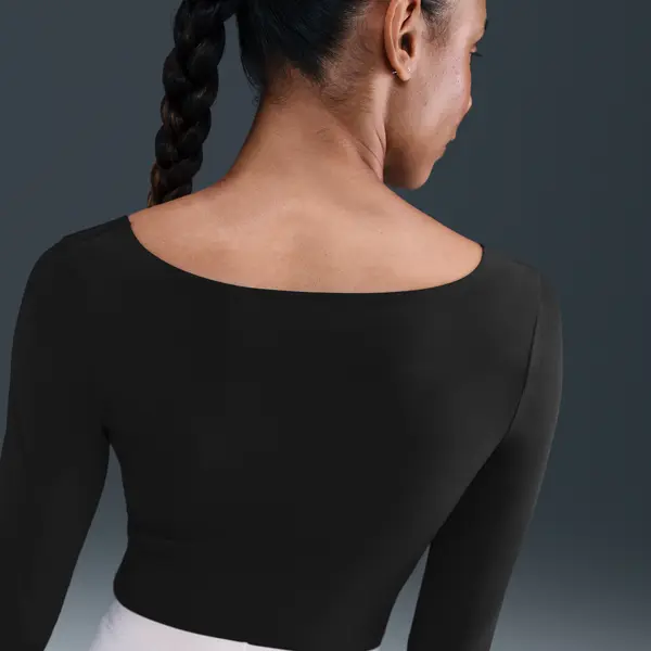 Nike Form Long-sleeve Bodysuit - Black