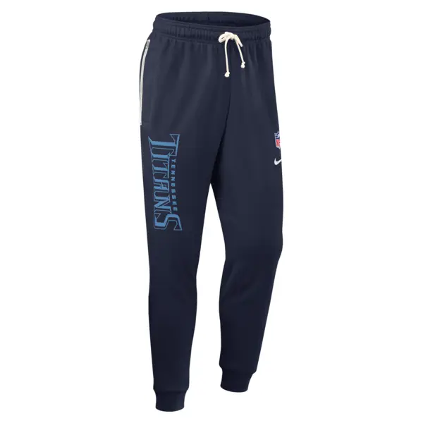 Nike Tennessee Titans Ground Game Sideline Dri-fit Nfl Taper Pants - Blue