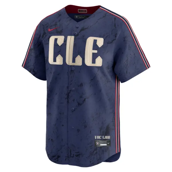 Nike Cleveland Guardians City Connect Dri-fit Adv Mlb Limited Jersey - Blue