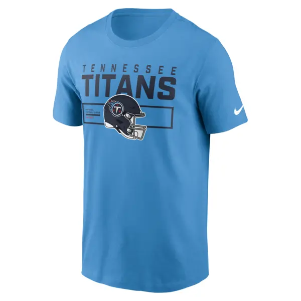 Nike Tennessee Titans Helmet Essential Nfl T-shirt - Blue