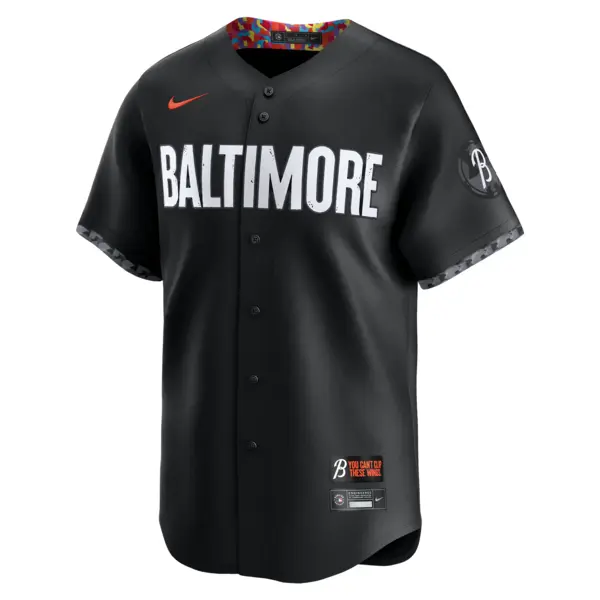 Nike Baltimore Orioles City Connect Dri-fit Adv Mlb Limited Jersey - Black