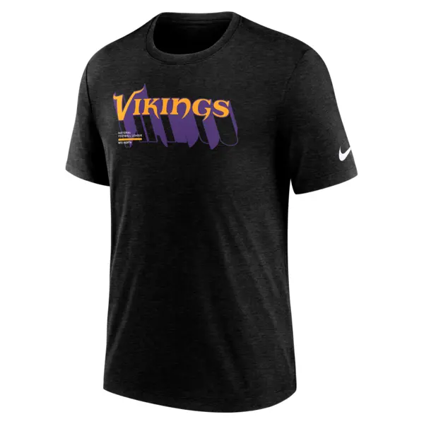 Nike Minnesota Vikings Long Pass Nfl T-shirt - Black