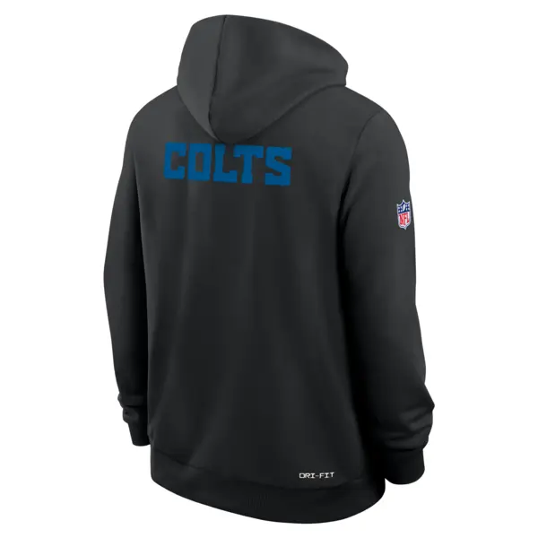 Nike Indianapolis Colts Alt 2 Tight Coverage Sideline Dri-fit Nfl Pullover Hoodie