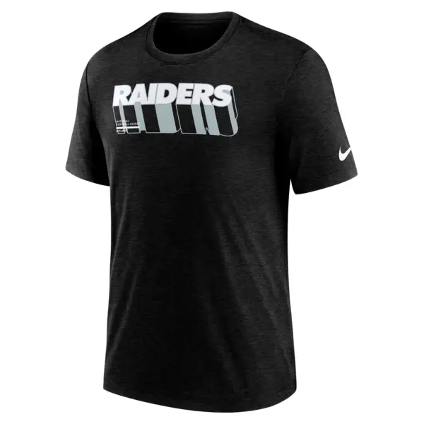 Nike Las Vegas Raiders Long Pass Nfl T-shirt - Black