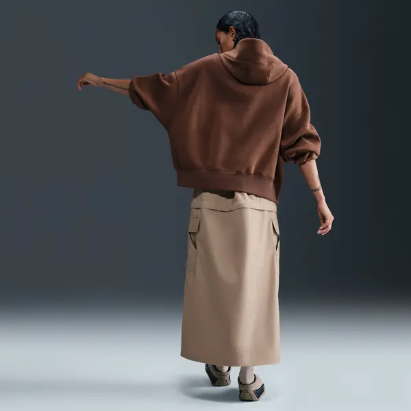 Nike Sportswear Phoenix Fleece Over-oversized Pullover Hoodie - Brown