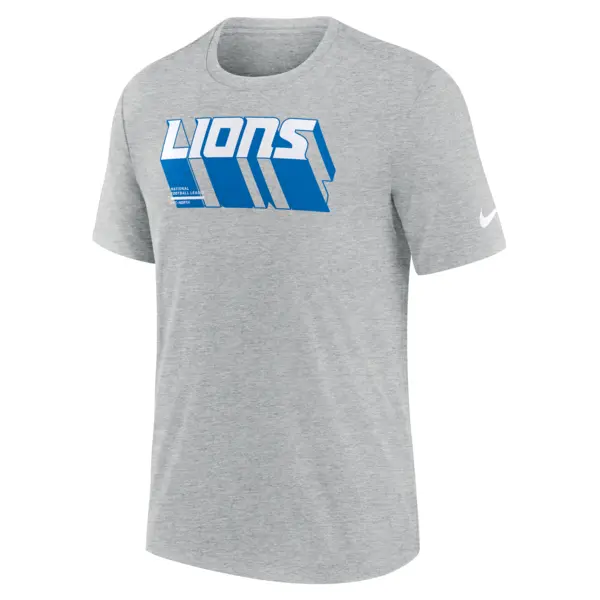 Nike Detroit Lions Long Pass Nfl T-shirt - Grey