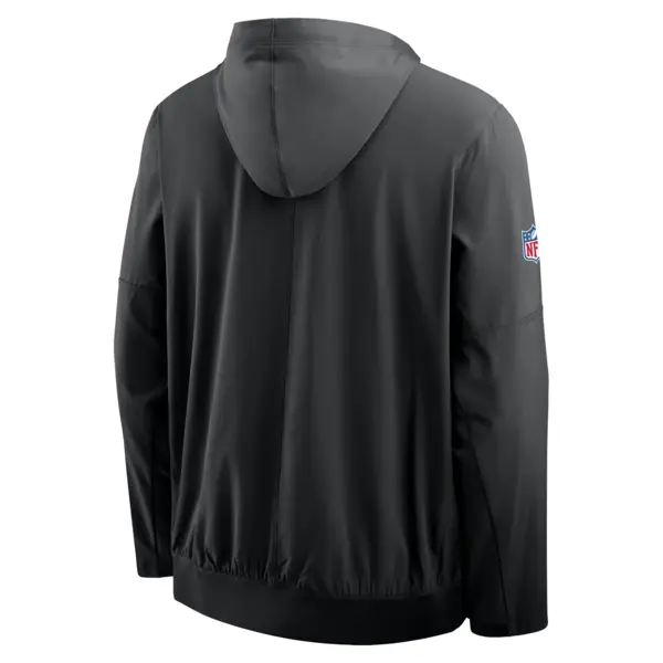 Nike Detroit Lions Alt Option Route Anorak Nfl 1/2-zip Hooded Jacket