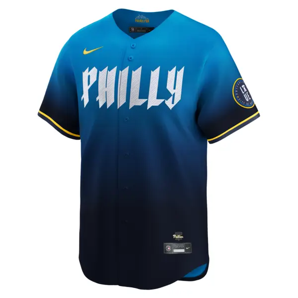 Nike J.t. Realmuto Philadelphia Phillies City Connect Dri-fit Adv Mlb Limited Jersey - Blue