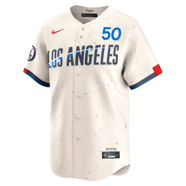 Nike Mookie Betts Los Angeles Dodgers City Connect Dri-fit Adv Mlb Limited Jersey - Brown