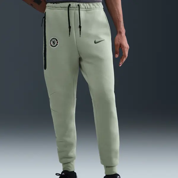 Nike Chelsea Fc Tech Soccer Fleece Jogger Pants - Green