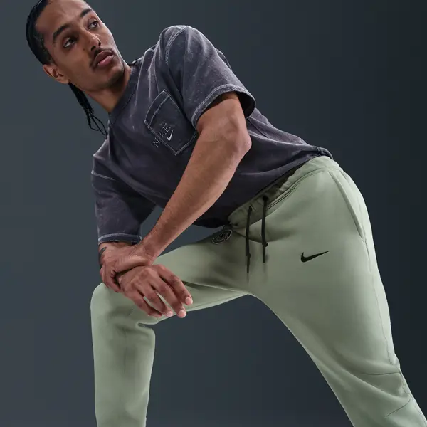 Nike Chelsea Fc Tech Soccer Fleece Jogger Pants - Green