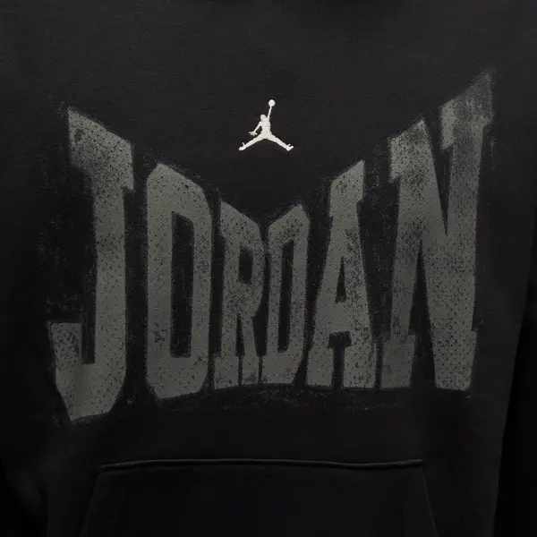 JORDAN Brooklyn Collegiate Pullover Hoodie - Black