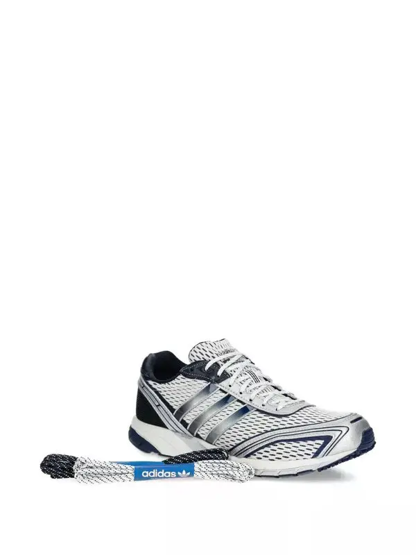 Adidas Adizero Adios Og Mesh-panel Sneakers - Grey