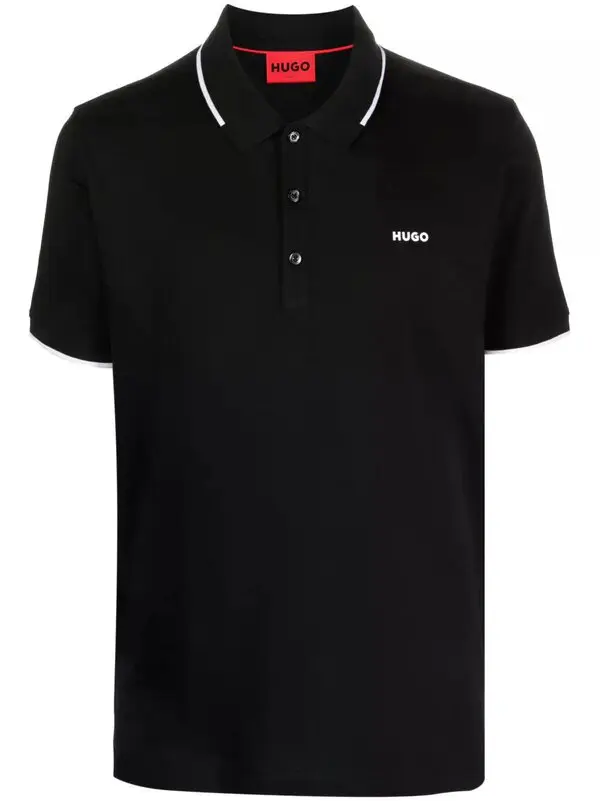 Hugo Logo-print Cotton Polo Shirt