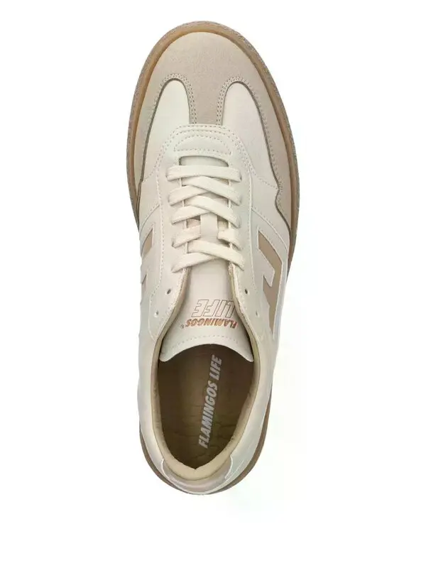 Flamingos Logo-detail Leather Sneakers