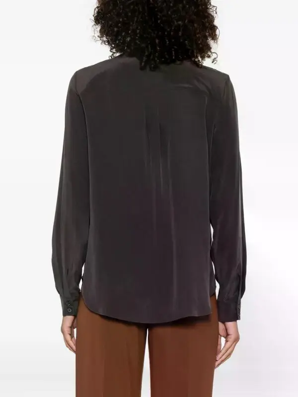 Pinko Silk Button-down Shirt - Grey