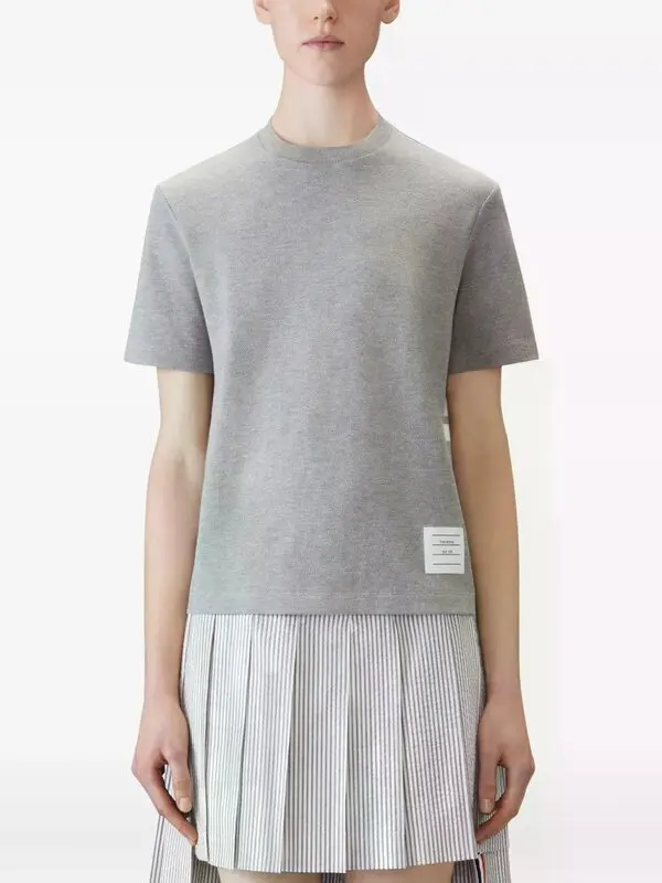 Thom Browne 4-bar Stripe T-shirt - Grey