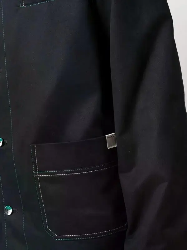 Marni Stitch-detail Shirt Jacket