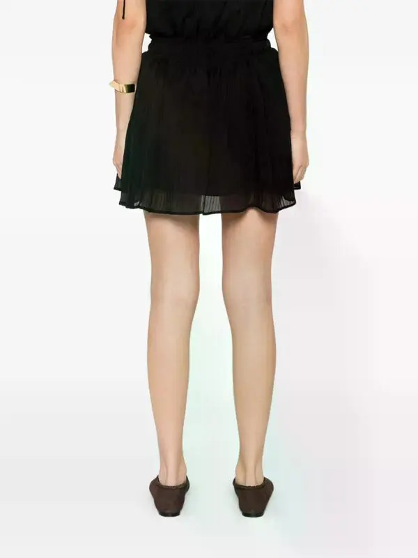 ELEH Elasticated-waist Pleated Skirt