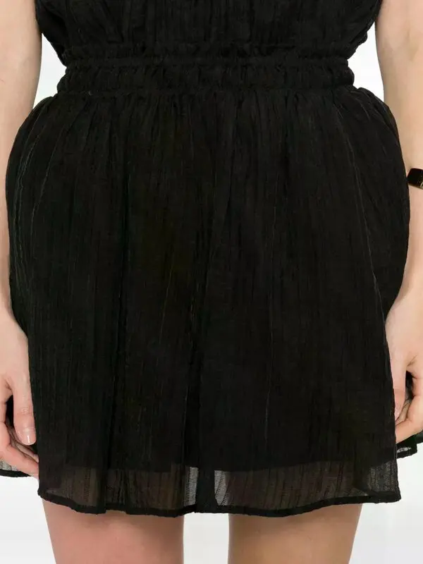 ELEH Elasticated-waist Pleated Skirt
