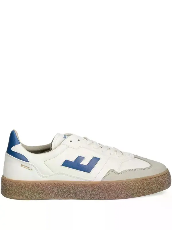 Flamingos Burela Logo-detail Leather Sneakers - Neutrals
