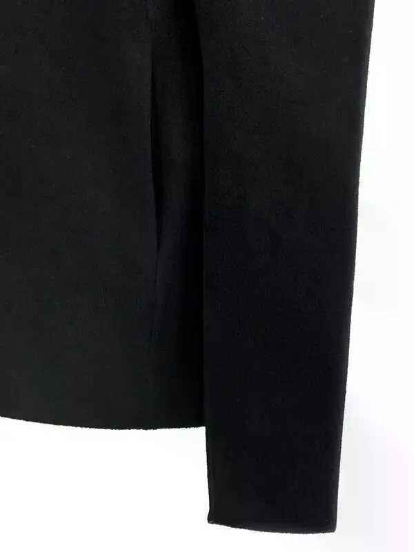 GIORGIO BRATO Classic-collar Wool-blend Overshirt