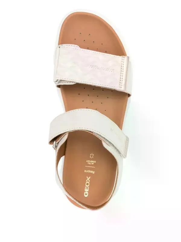 Geox Xand Two-strap Platform Sandals