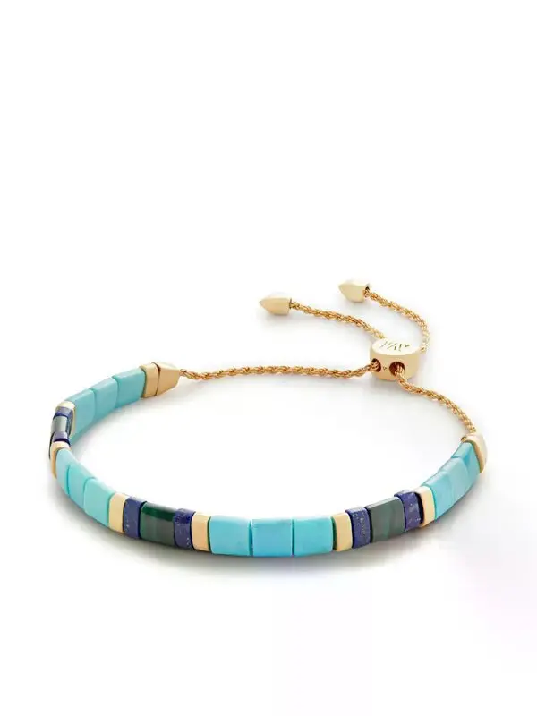 Monica Vinader Delphi Turquoise Friendship Bracelet - Blue