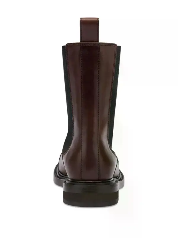 Moschino Leather Chelsea Boots