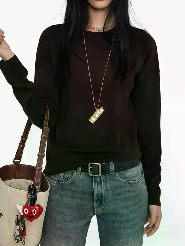 Zadig&Voltaire Cici Heart-patch Sweater