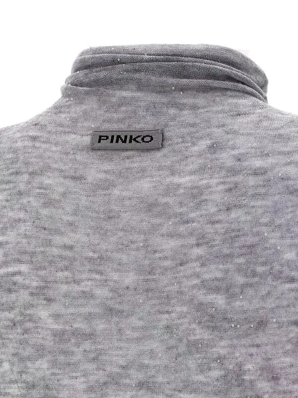Pinko Sequin-appliqué Turtleneck Sweater