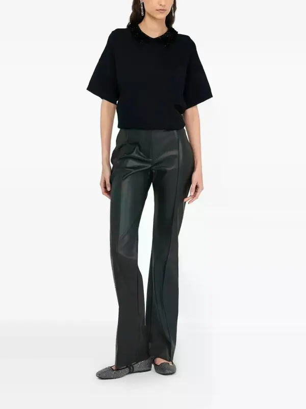 Liu Jo Sequin-embellished Collared T-shirt