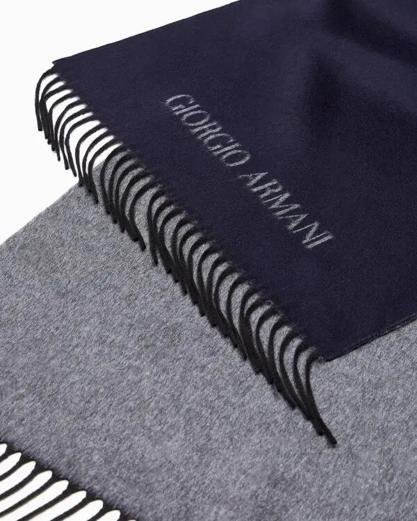 Giorgio Armani Silk And Cashmere Scarf