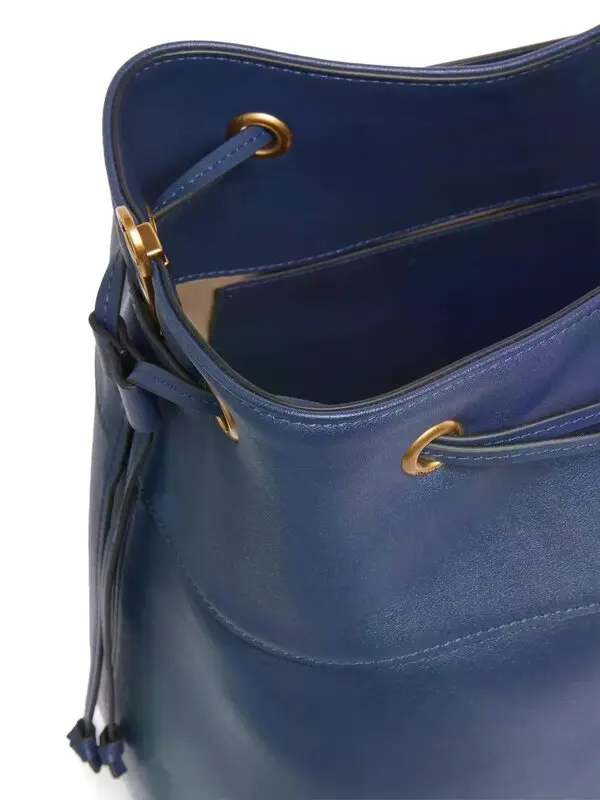 Pinko Logo-embellished Drawstring Bucket Bag