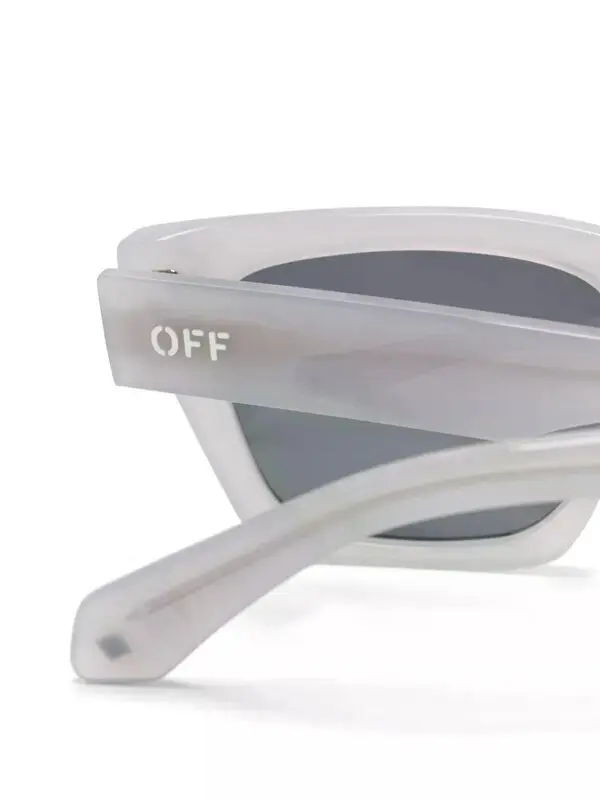 Off-White Valdez Square Frame Sunglasses - Grey
