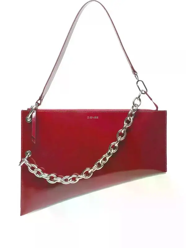 DIENÈE Chain-embellished Leather Shoulder Bag