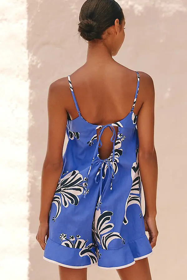 SUZANNE LUSTIG X Celandine Bloom Cotton Romper