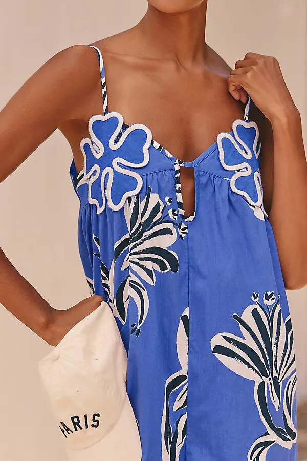 SUZANNE LUSTIG X Celandine Bloom Cotton Romper