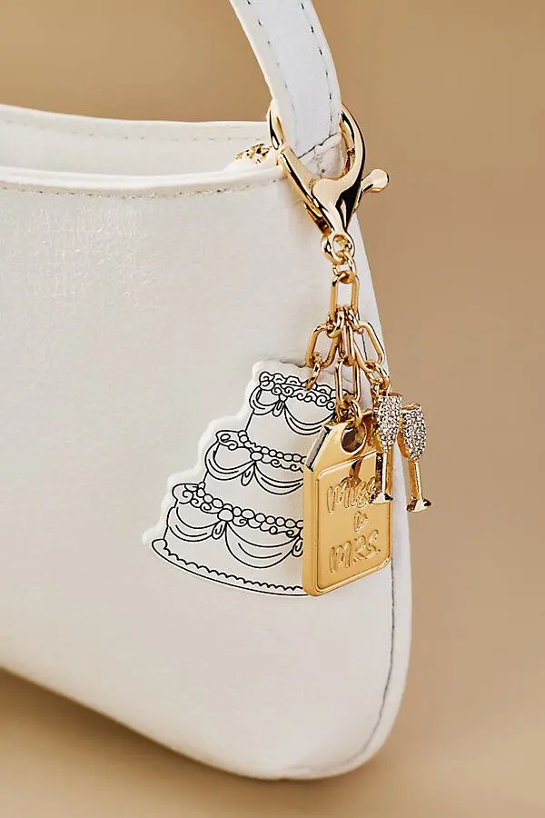 Anthropologie Miss To Mrs Bag Charm