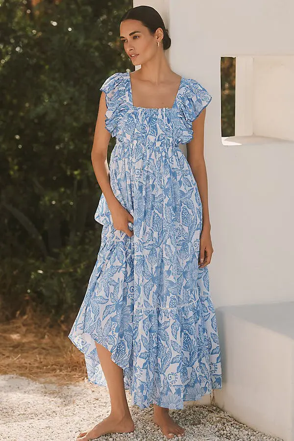 RO'S GARDEN Floss Maxi Dress