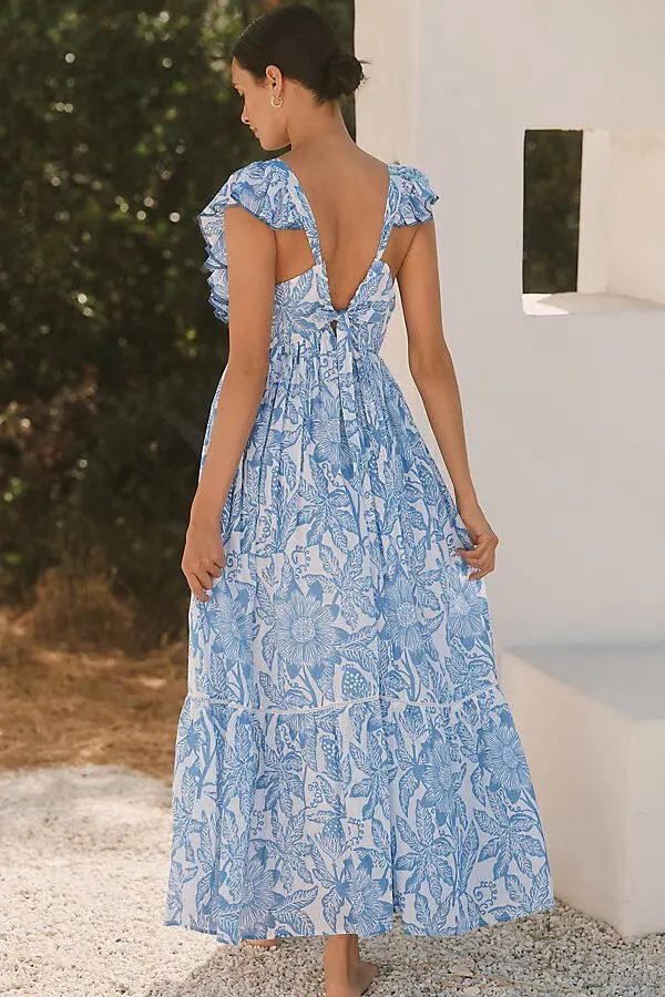 RO'S GARDEN Floss Maxi Dress