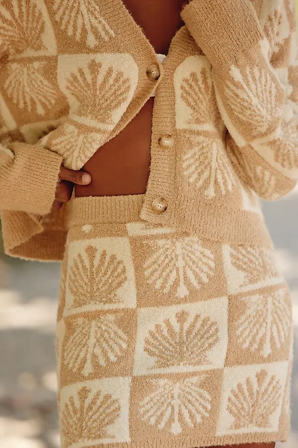L*Space Shell Be There Sweater Mini Skirt