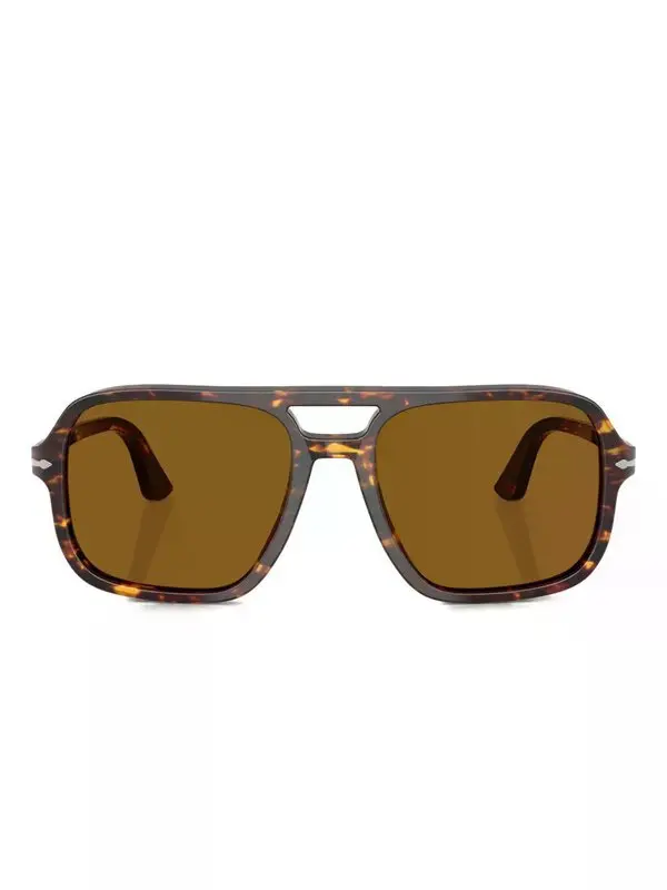 Persol Tortoiseshell Square-frame Sunglasses - Brown