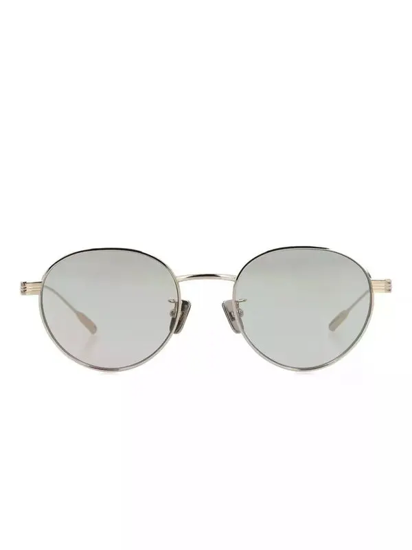 Moncler Subtila Round-frame Sunglasses - Gold