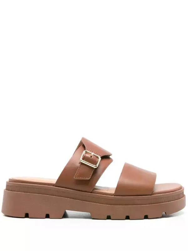 Geox Buckle-detail Platform Sandals