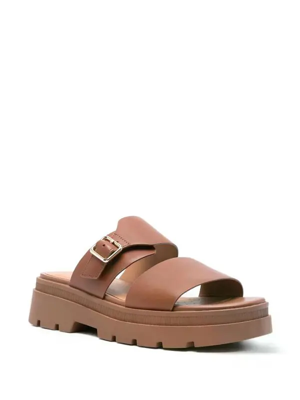 Geox Buckle-detail Platform Sandals