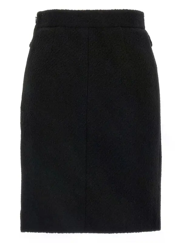 Chloé Bouclé Pocket Midi Skirt