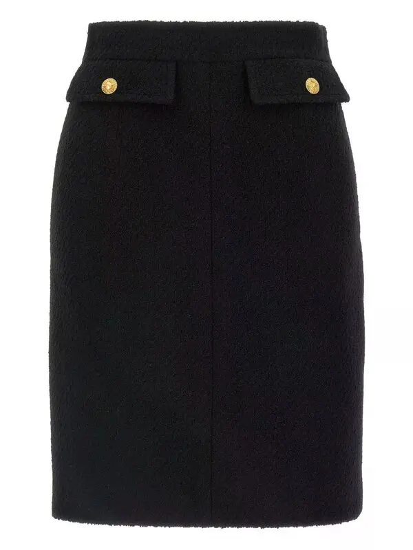 Chloé Bouclé Pocket Midi Skirt